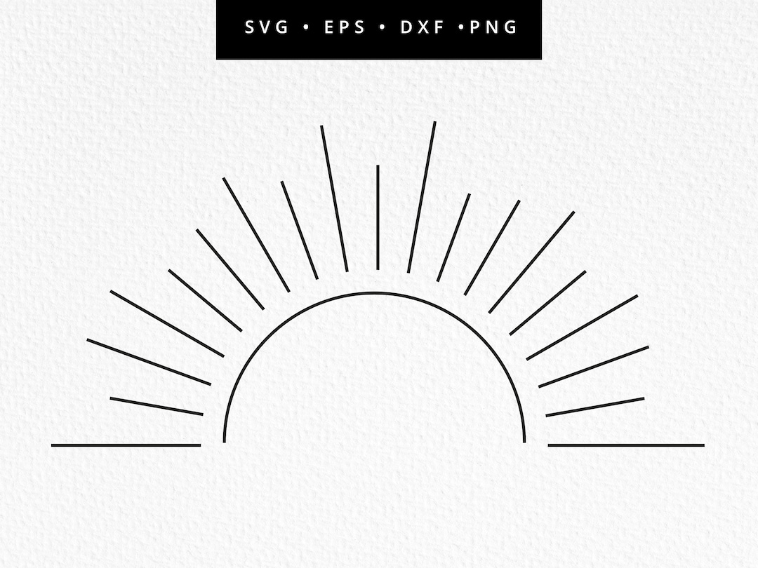 Sunburst SVG, Sunshine SVG Cut File, Sunburst Clipart, Boho Sun Vector ...