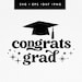 Congrats Grad 2024 SVG, Graduate Cricut, Graduation Cap ...