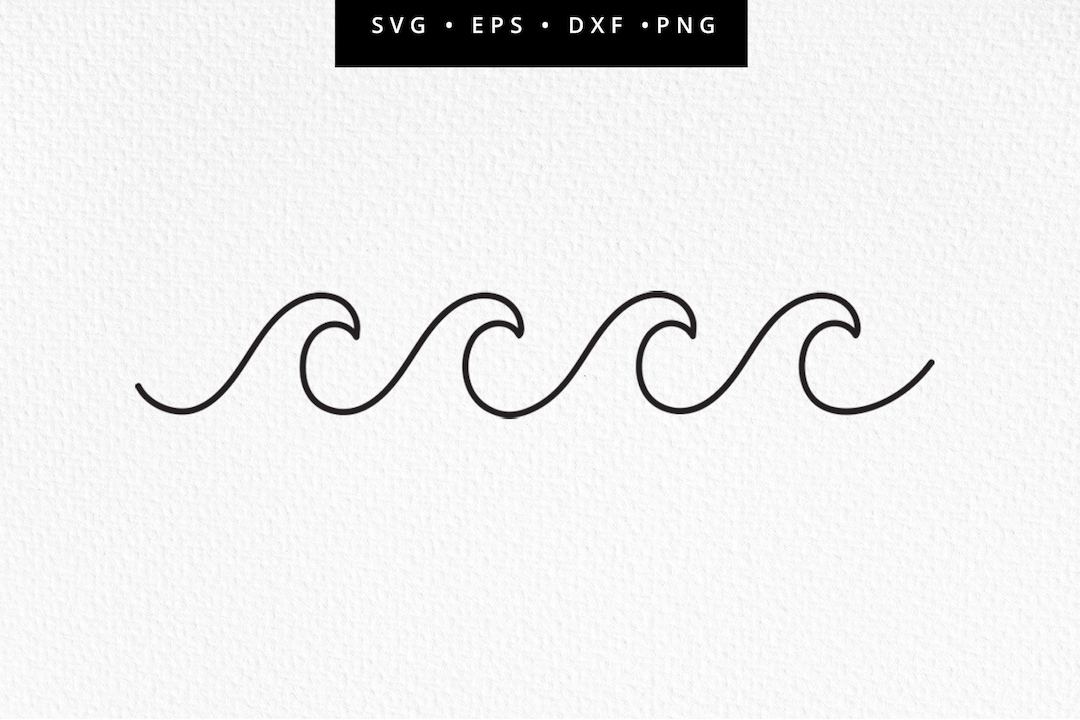 Wave SVG, Ocean Cut File, Ocean SVG, Water SVG, Waves Clipart ...