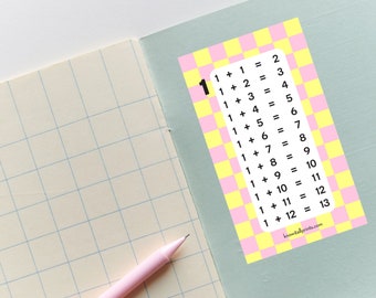 Division Chart School Sticker Pack for Planner Cool Stickers | Etsy