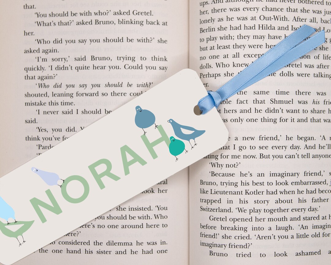 Custom Name Bookmark for Kids Personalized Bookmark Paper - Etsy