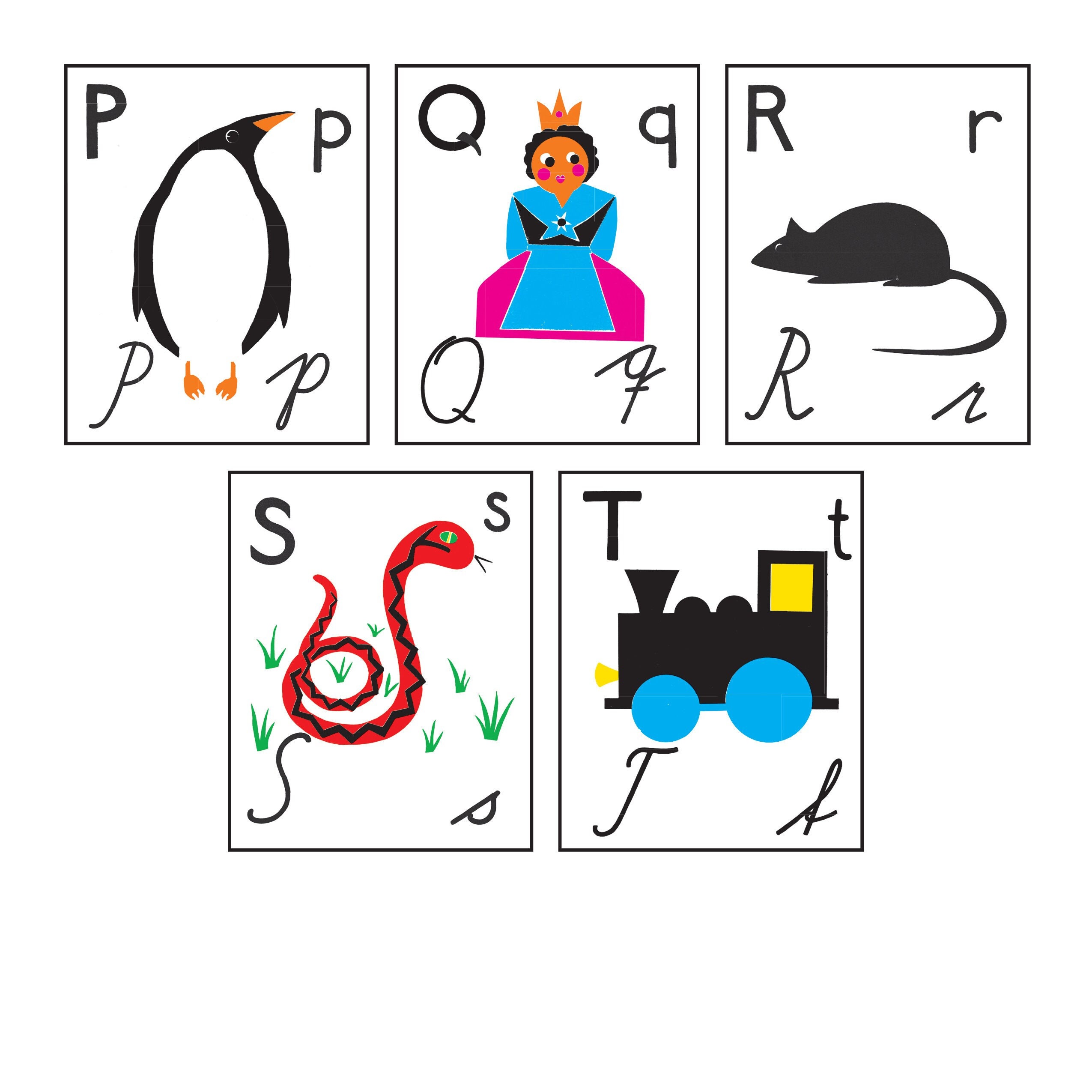 Alphabet Classroom Posters Colorful Classroom Alphabet Set - Etsy