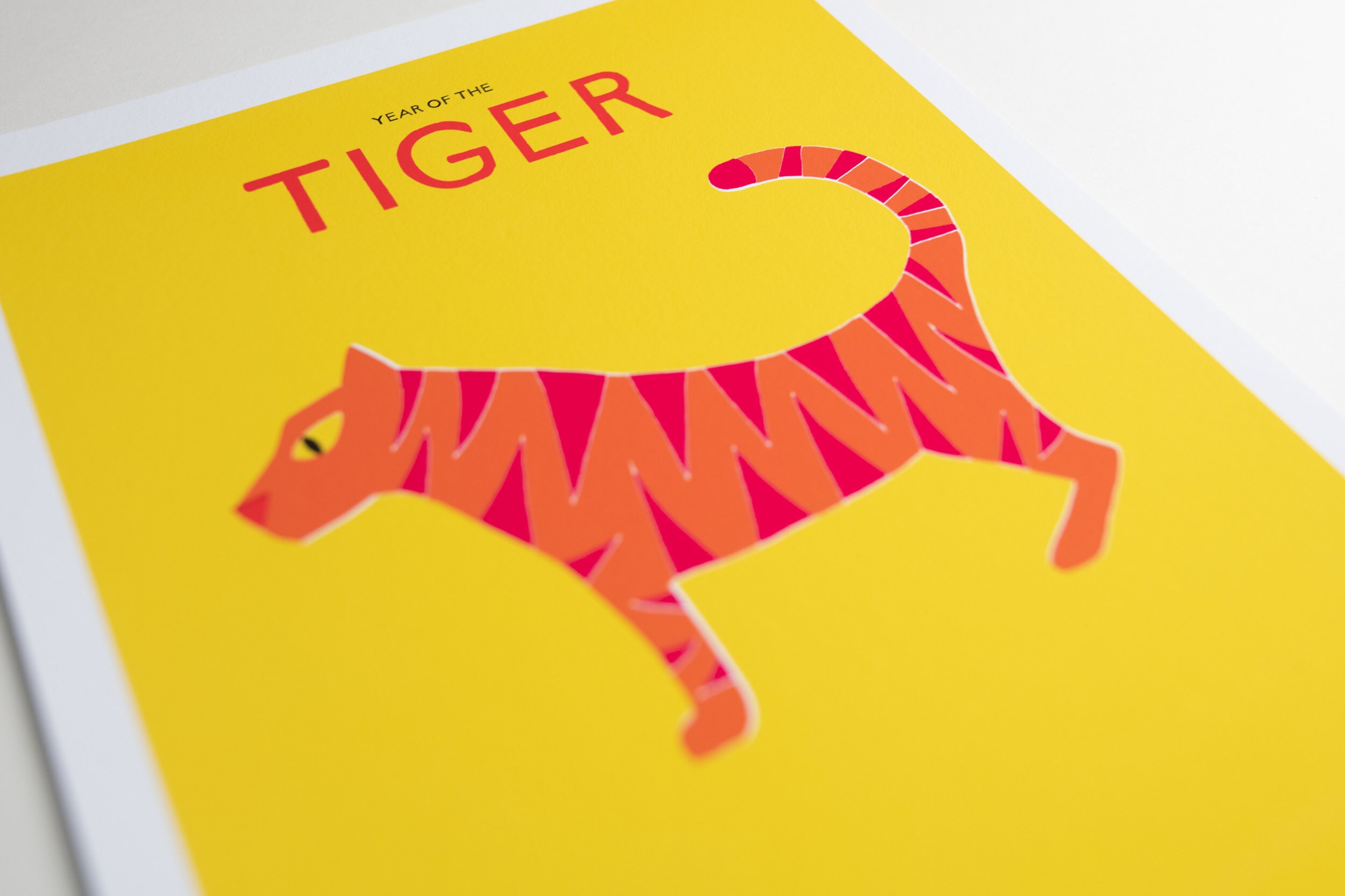 Year of the Tiger 2022, Chinese Zodiac Poster, Chinese New Year ...