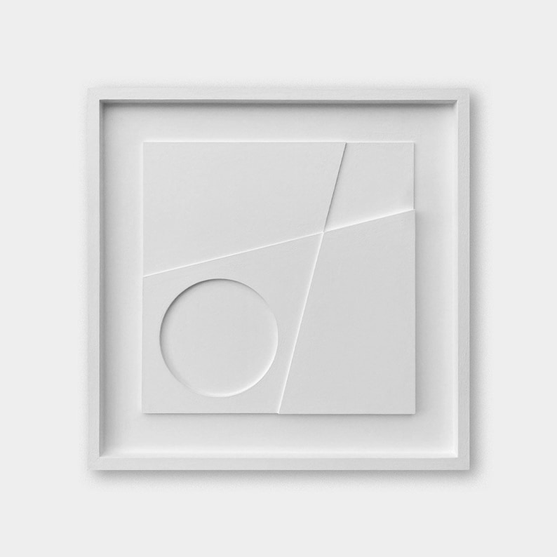 Suffuse geometric Relief Wall Sculpture - Etsy