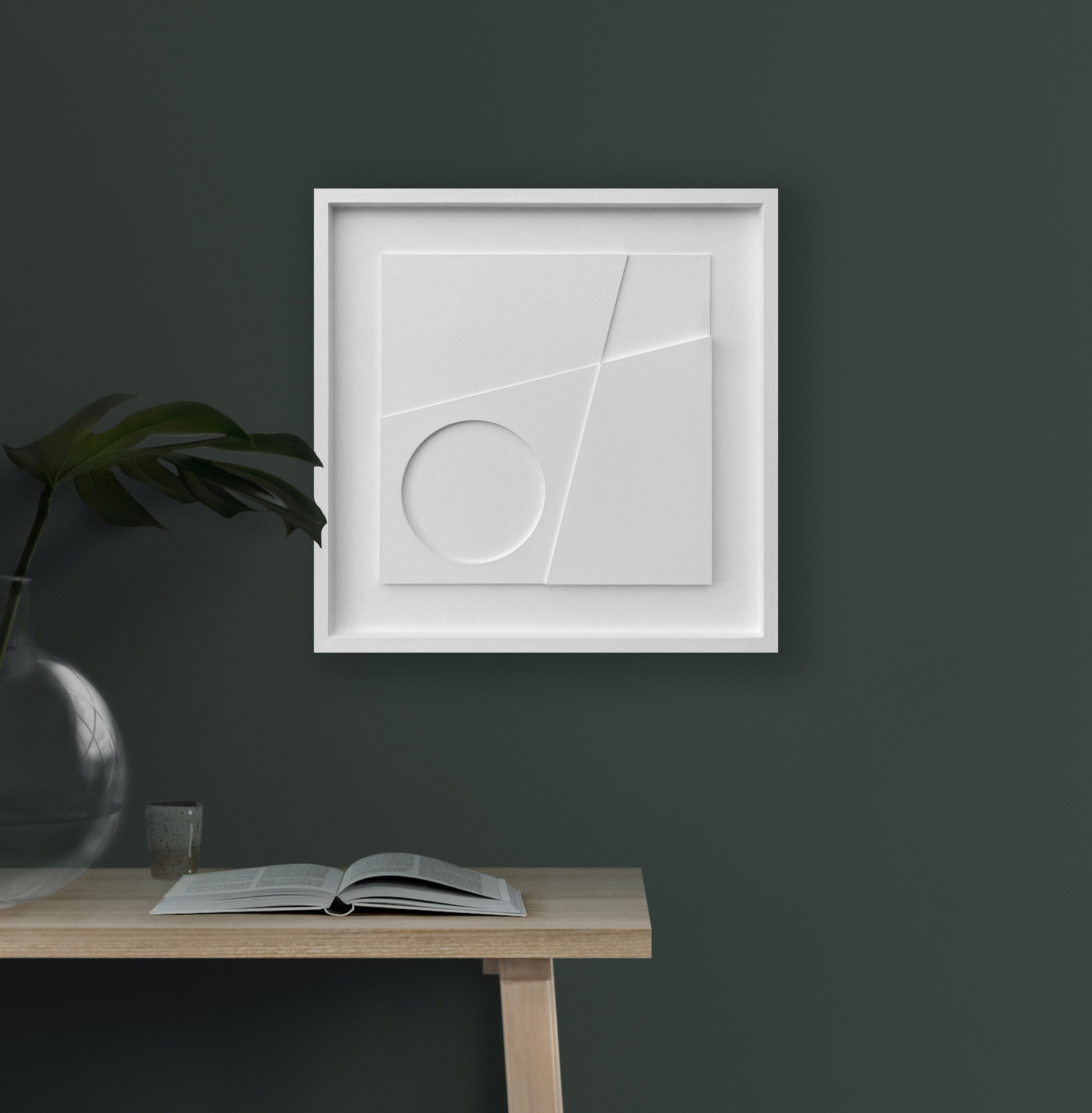 Suffuse geometric Relief Wall Sculpture - Etsy