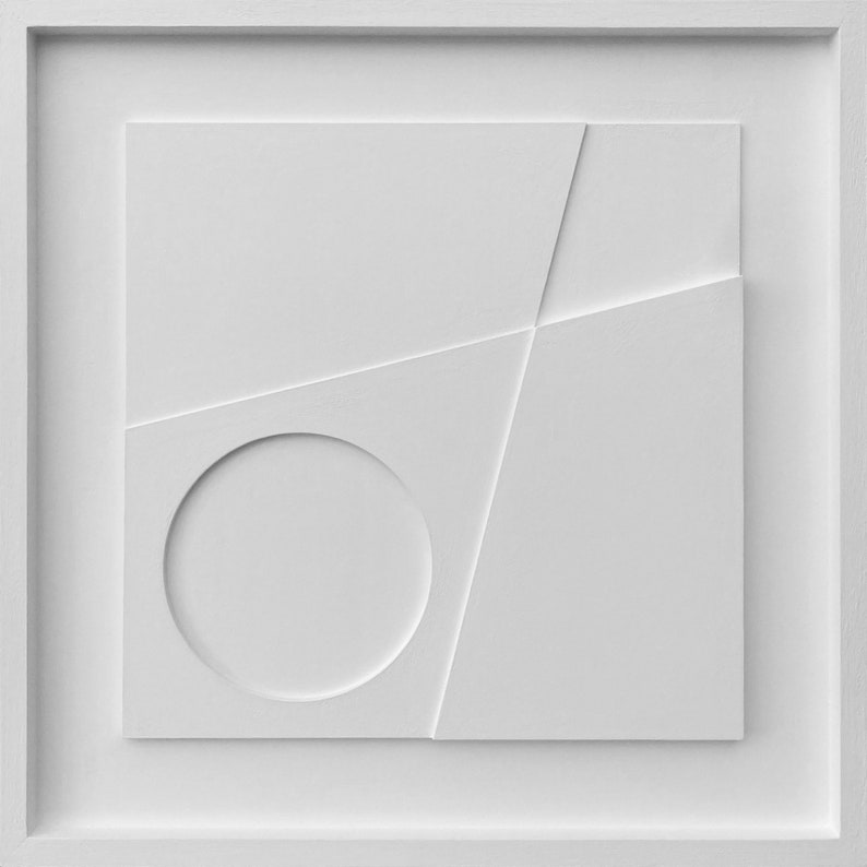 Suffuse geometric Relief Wall Sculpture - Etsy