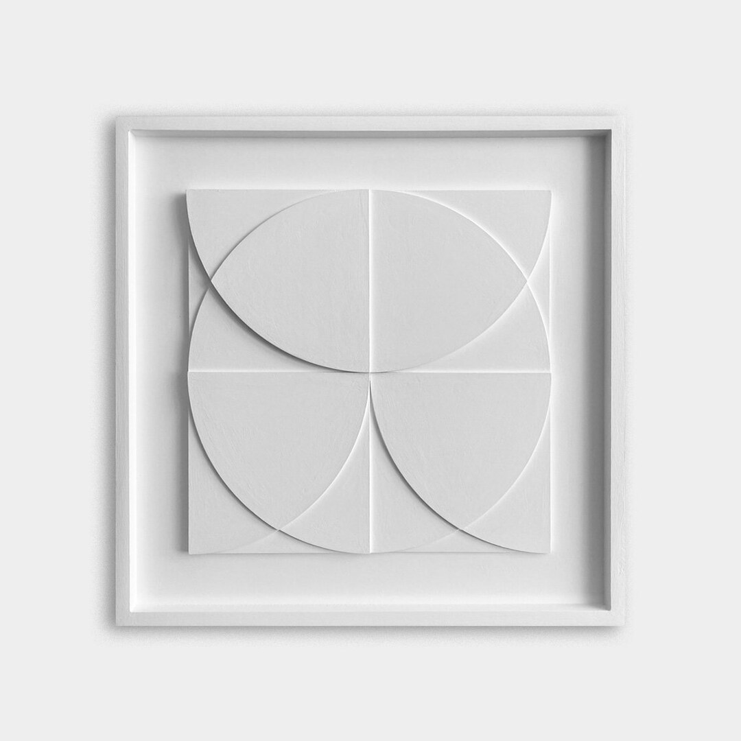 Convex geometric Relief Wall Sculpture - Etsy