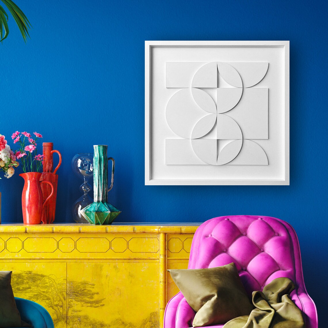 Harmony geometric Relief Wall Sculpture - Etsy