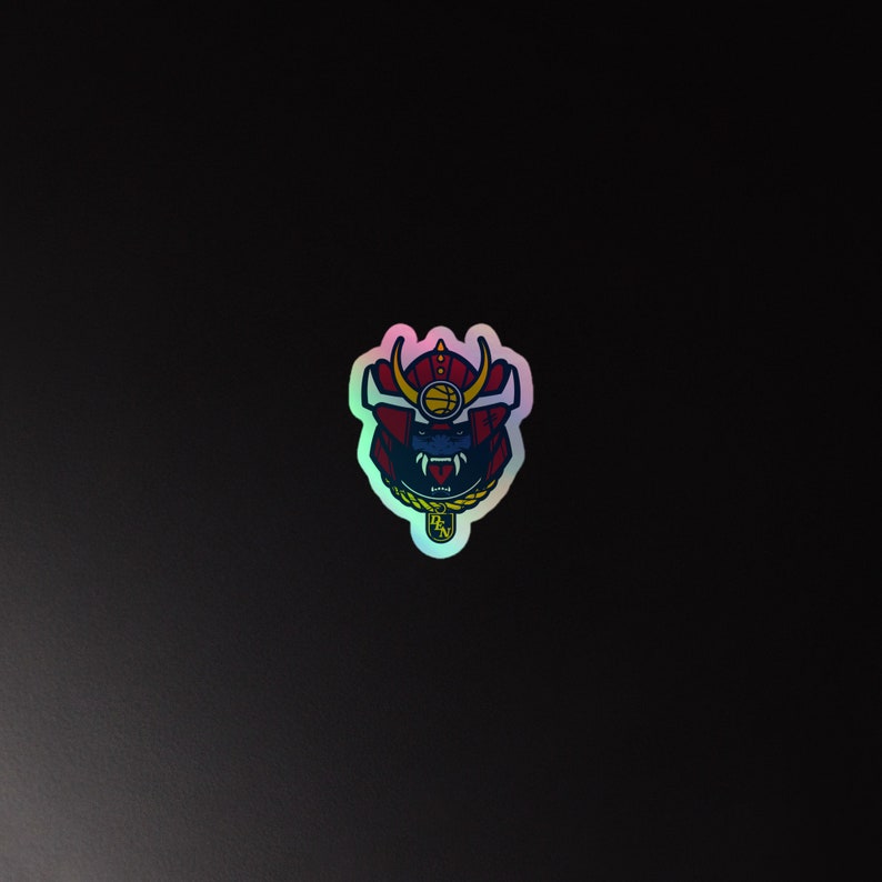 Denver Nuggets Samurai Warrior Mask Holographic Stickers - Etsy