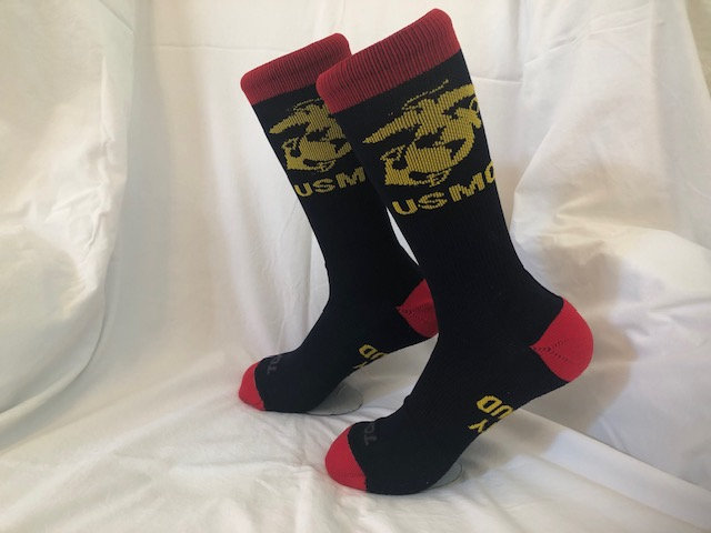 USMC Socks, Made in USA, Officially Licensed Product 0f the Marine ...