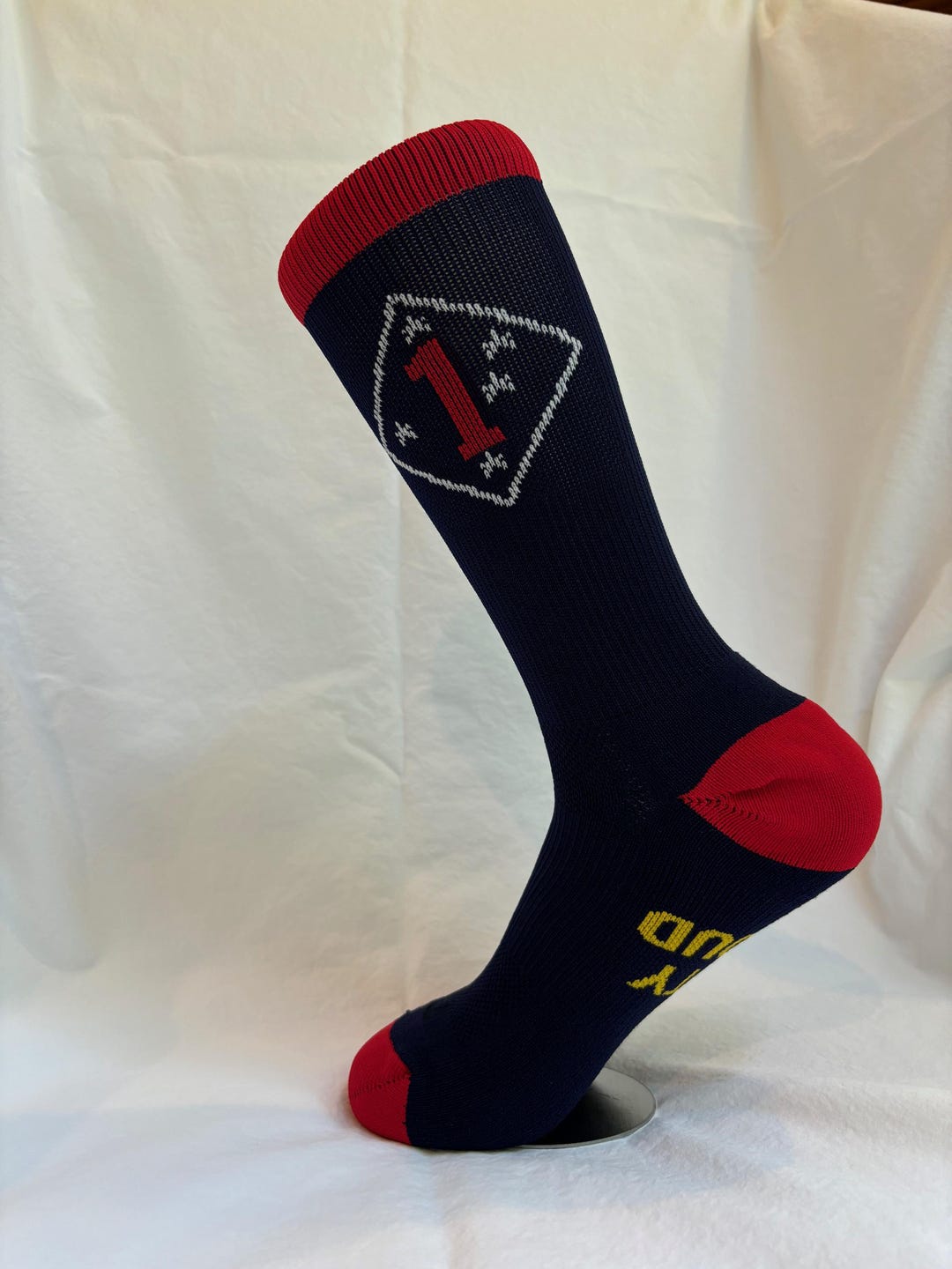 1st Marine Division Socks: Officially Licensed USMC, Made in USA - Etsy