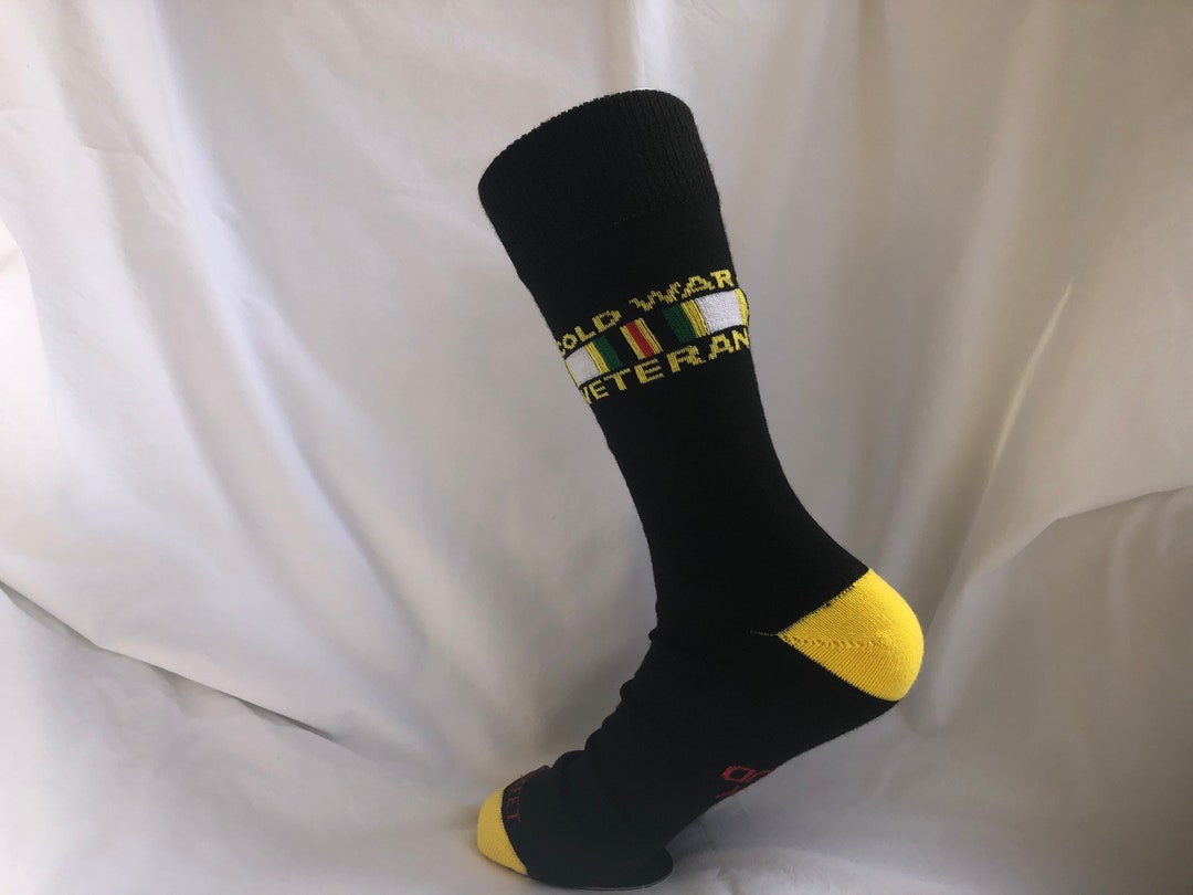 Cold War Veteran Socks: Made in USA, Military Gift - Etsy