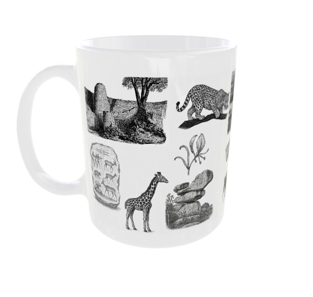 Zimbabwe Heritage Mug – African Icons | Great Zimbabwe, Victoria Falls ...
