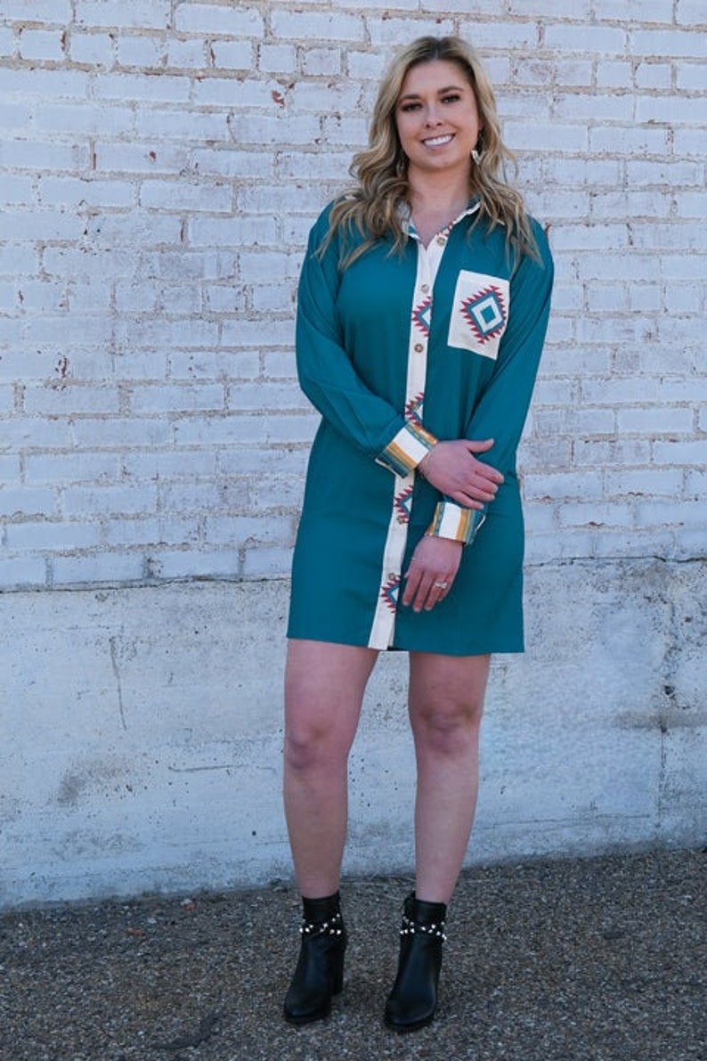 Rowdy Crowd Dutton Duster Dress Western Yellowstone - Etsy