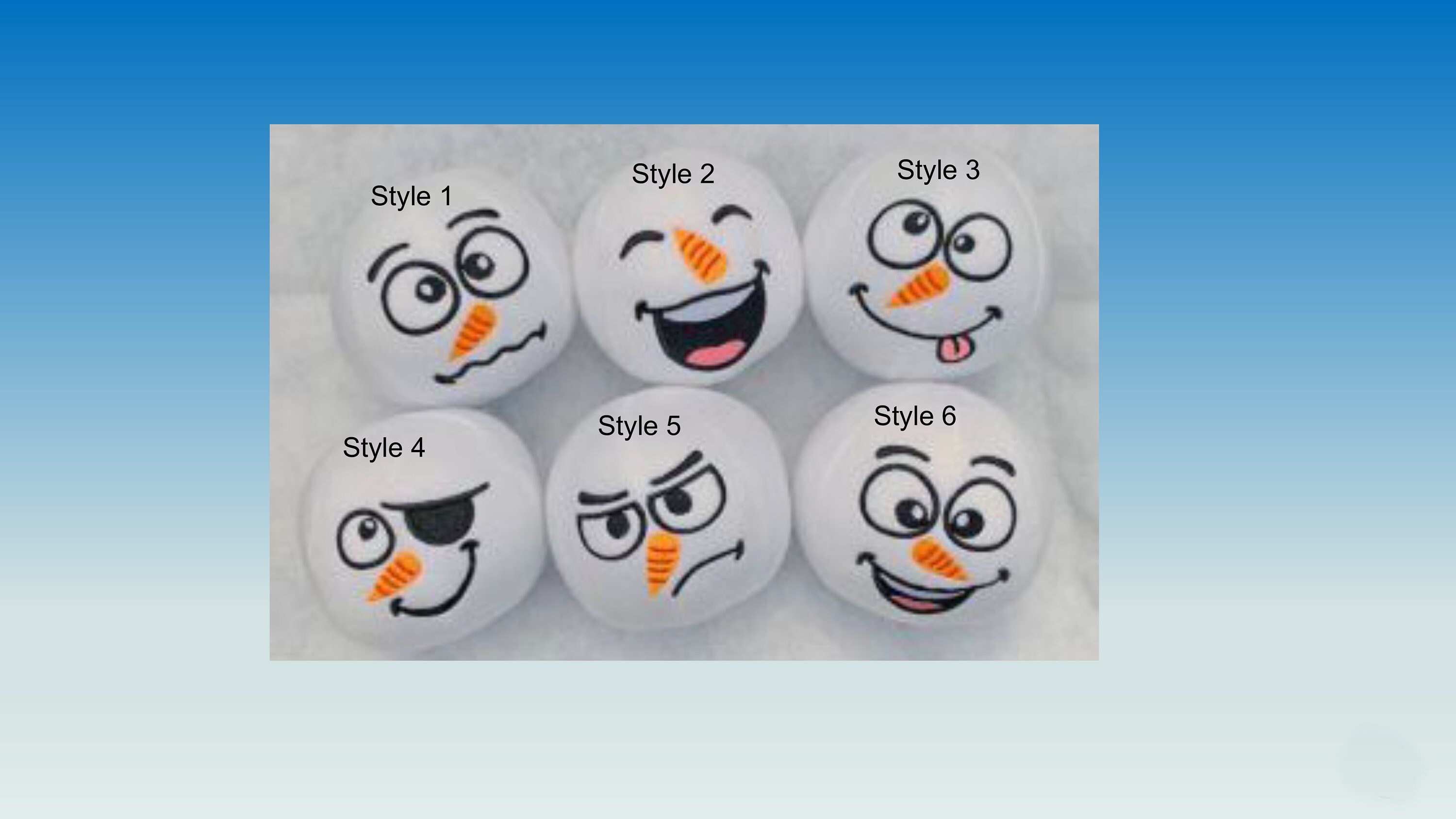 Adorable Indoor Snowball With Personalized Hat - Etsy