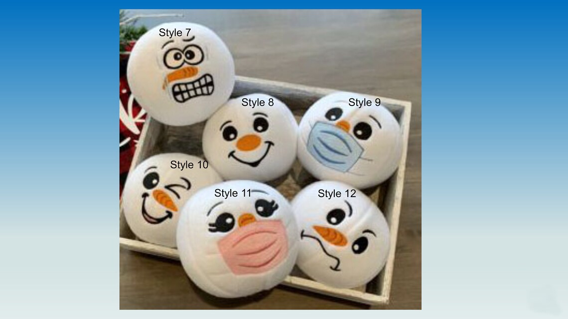 Adorable Indoor Snowball With Personalized Hat - Etsy