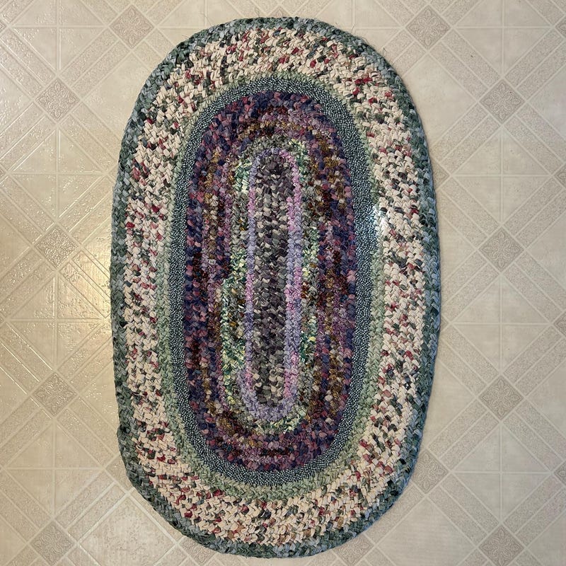 Oval Rag Rug - Etsy