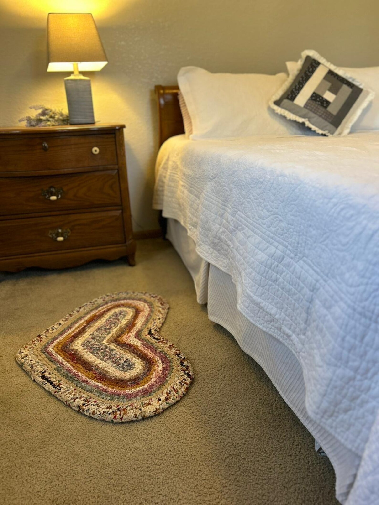 Farmhouse Rag Rug, Upcycled Rug, Homestead Decor - Etsy