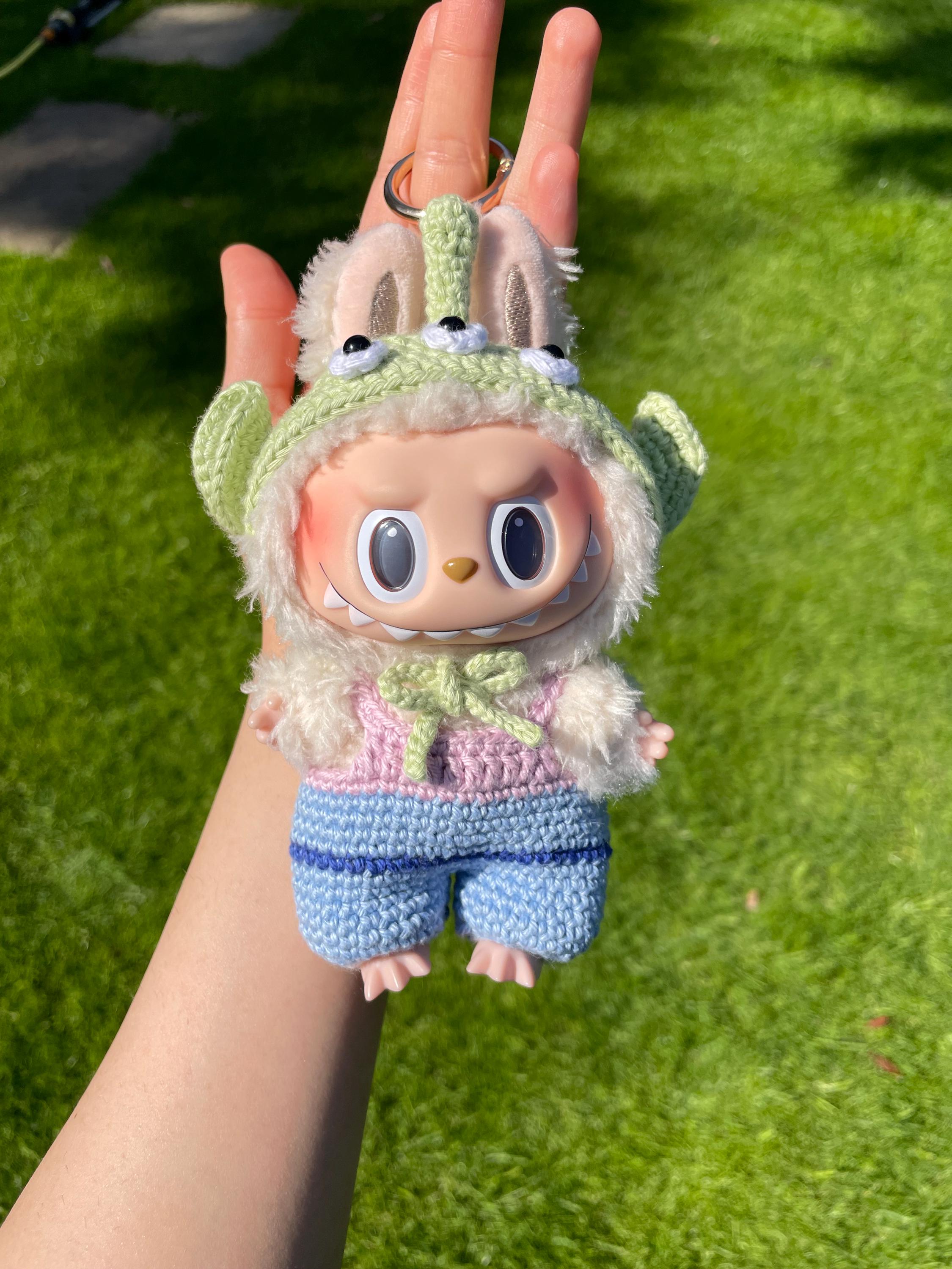 Crochet Labubu Toy Story Alien Costume, Crochet Labubu Clothes, Crochet ...