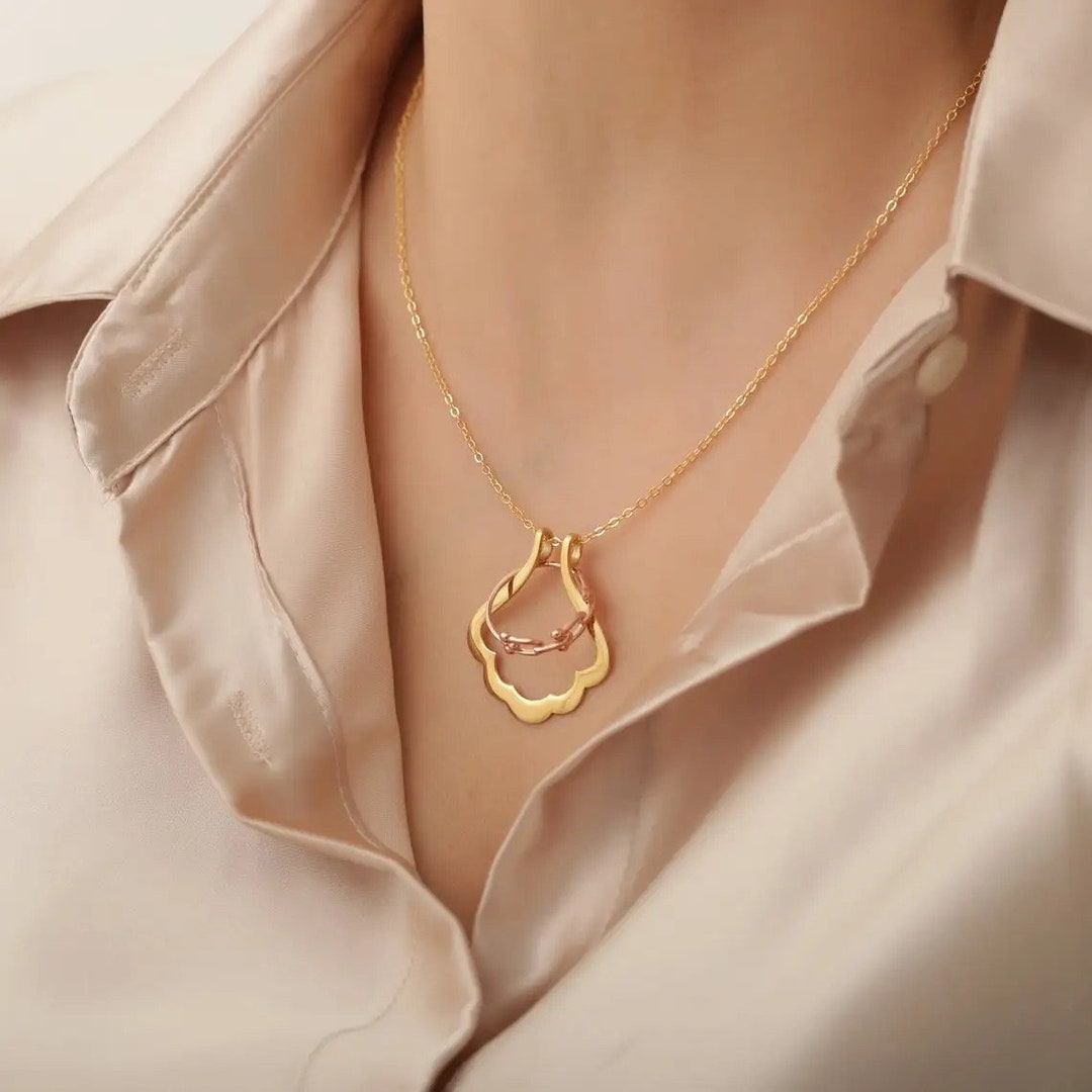 Ring Keeper Necklace Ring Holder Necklace Stainless Steel on Trend ...