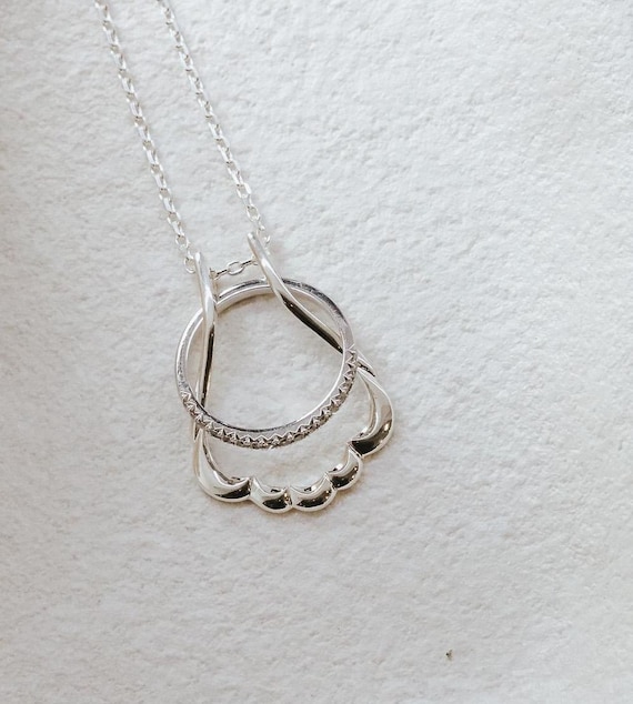 Ring Keeper Necklace Ring Holder Necklace Sterling Silver On Trend Nurses Necklace Dr Ring Holder Always with you Gift for Dr Gift for Nurse