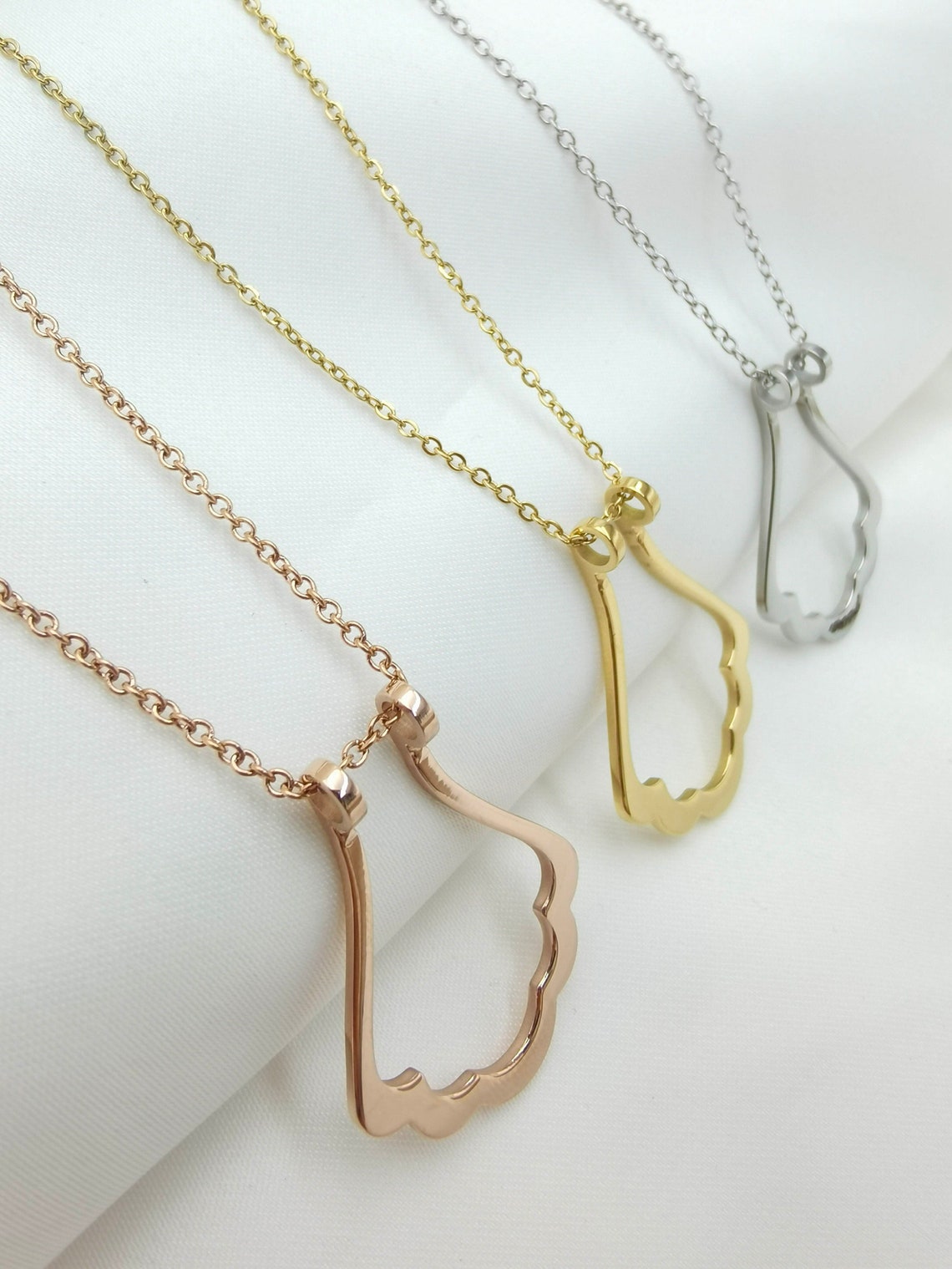 Ring Keeper Necklace Ring Holder Necklace Stainless Steel on Trend ...