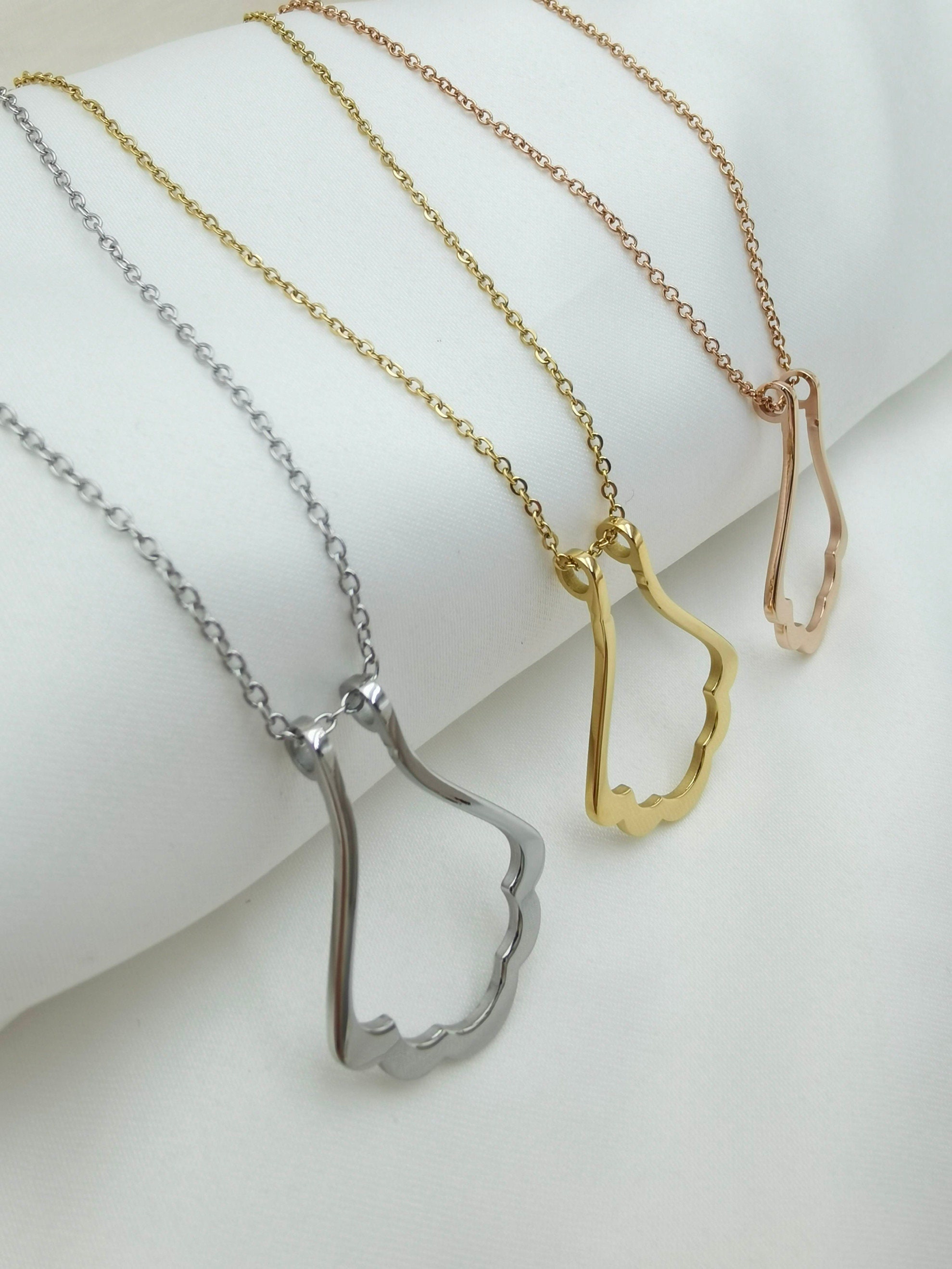 Ring Keeper Necklace Ring Holder Necklace Stainless Steel on Trend ...