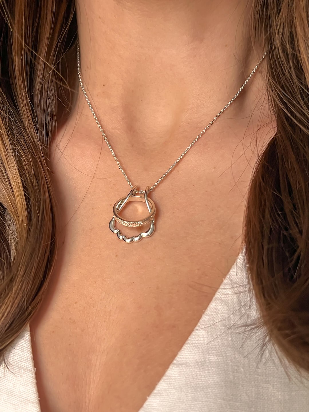 Ring Keeper Necklace Wedding Ring Holder Ring Keeper Nurses Necklace ...