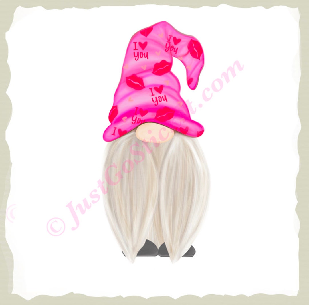 Gnome Digital Art, Instant Download, Gnome Art, Gnome Clipart, Hand ...
