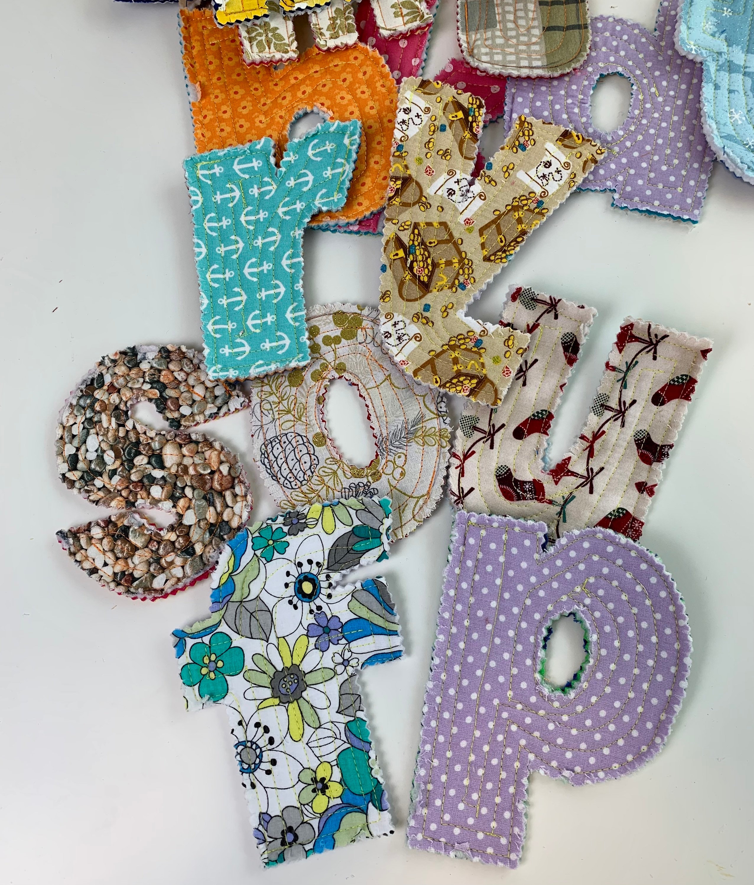 English Letters Lowercase Alphabet Fabric Cotton Gift for Kids - Etsy