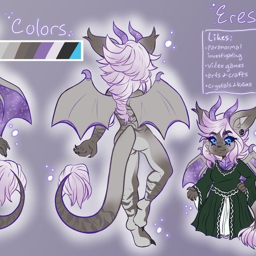 Reference Sheet Commission - Etsy