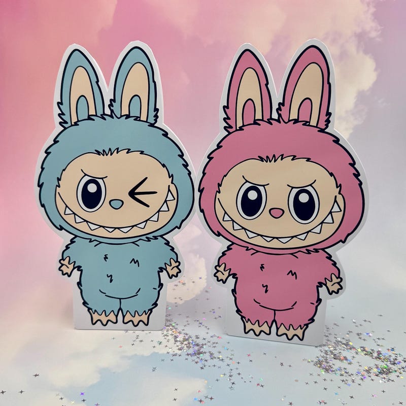 Labubu Stickers - Etsy