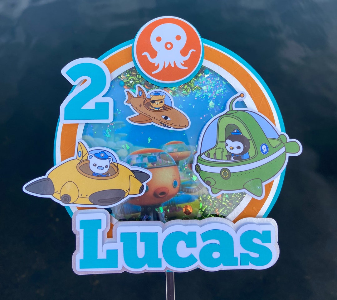 The Octonauts Inspired Cake Topper, Octonauts Birthday, Octonauts Cake ...