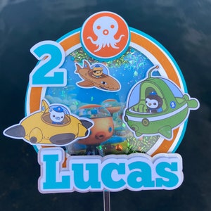 The Octonauts Inspired Cake Topper, Octonauts Birthday, Octonauts Cake ...