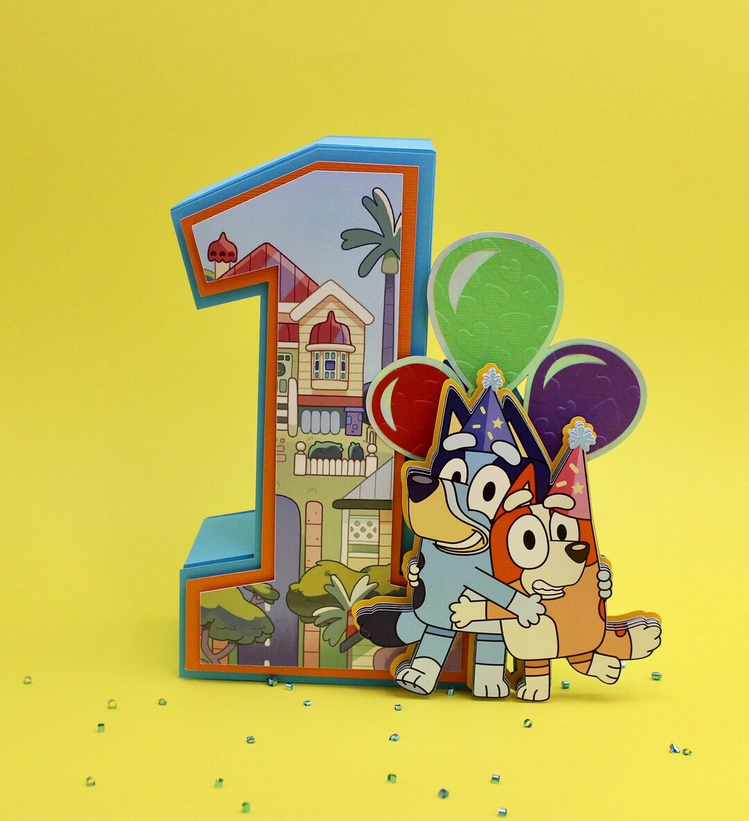 Bluey Birthday Decorations, Bluey Party Decor, Bluey 3D Letters, Bluey ...