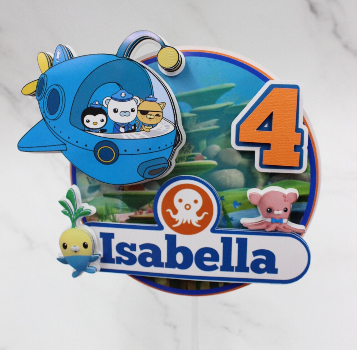 The octonauts Inspired Cake Topper Octonauts Birthday | Etsy
