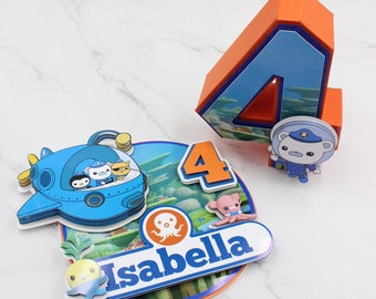 Octonauts Birthday Cake Topper Personalised - Etsy
