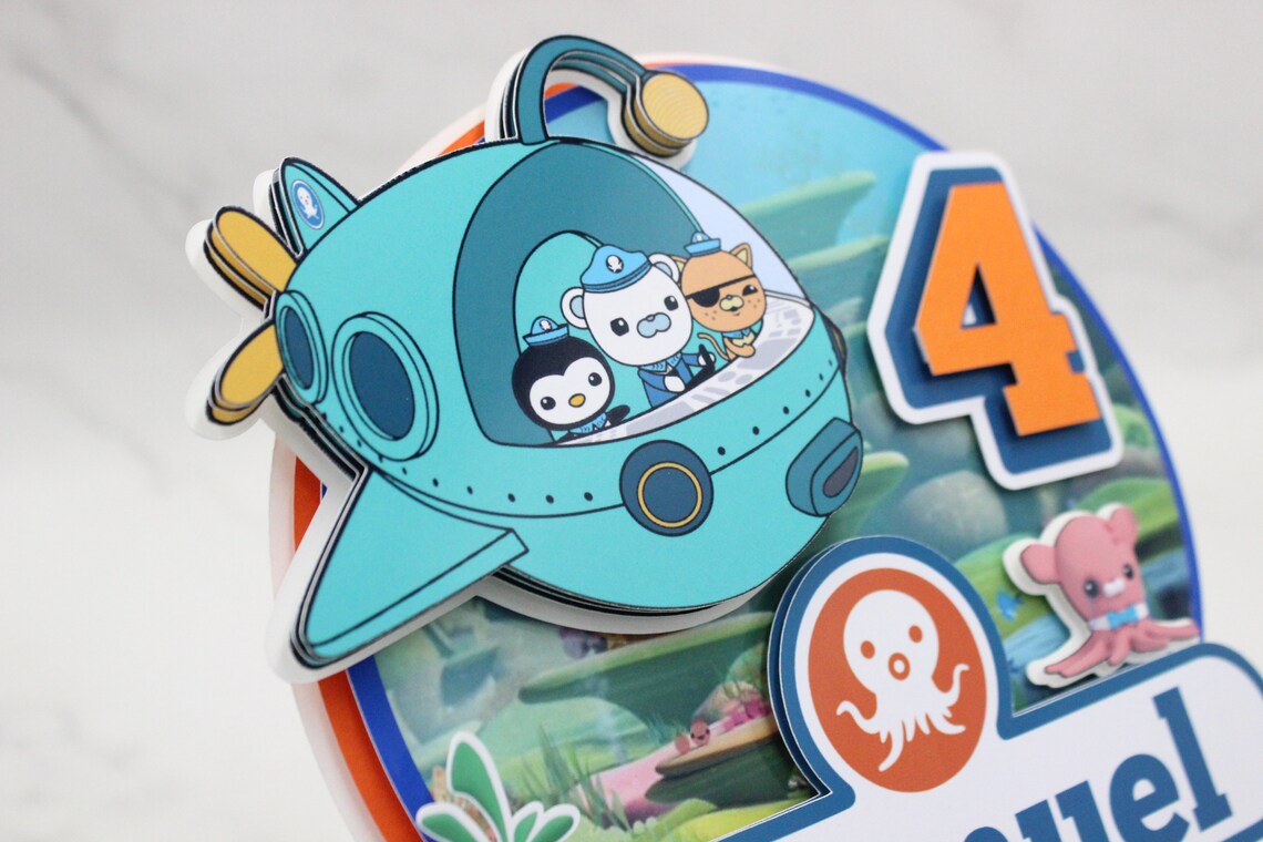 The Octonauts Inspired Cake Topper Octonauts Birthday - Etsy Canada