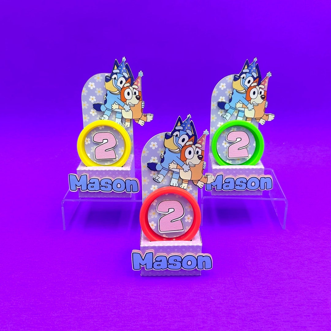 Bluey Decorations, Bluey Favor Boxes, Bluey Birthday Decor, Bluey Theme ...