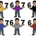 6 7 Cutout: 6-7 Face Prop, Six Seven Meme - Etsy