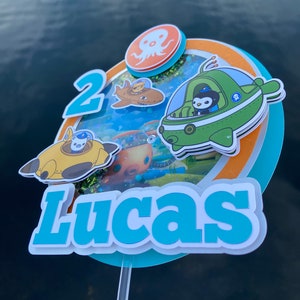 The Octonauts Inspired Cake Topper, Octonauts Birthday, Octonauts Cake ...