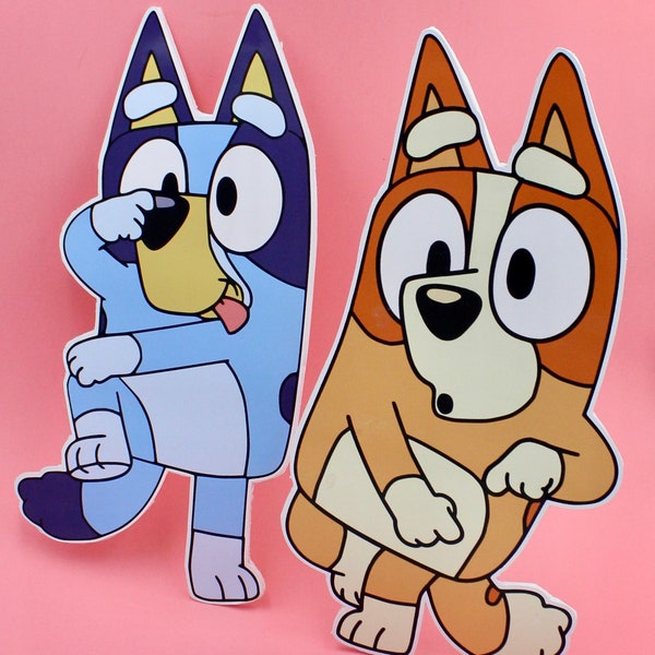 Bluey Cutouts - Etsy