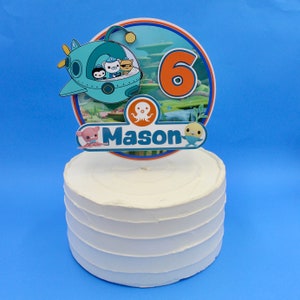 Octonauts Birthday Cake Topper: Personalized Party Decor - Etsy