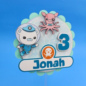Octonauts Inspired Cake Topper: Personalized Birthday Party Decor - Etsy