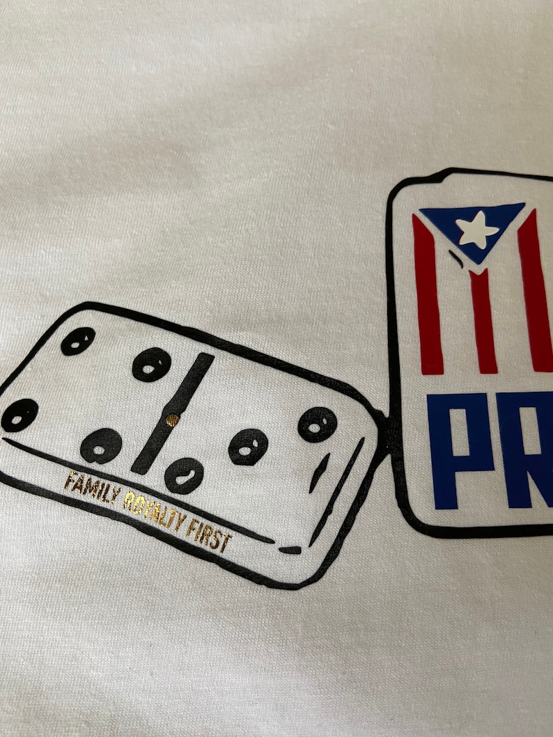 Capicu Dominoes Graphic Design With Puerto Rico Flag - Etsy