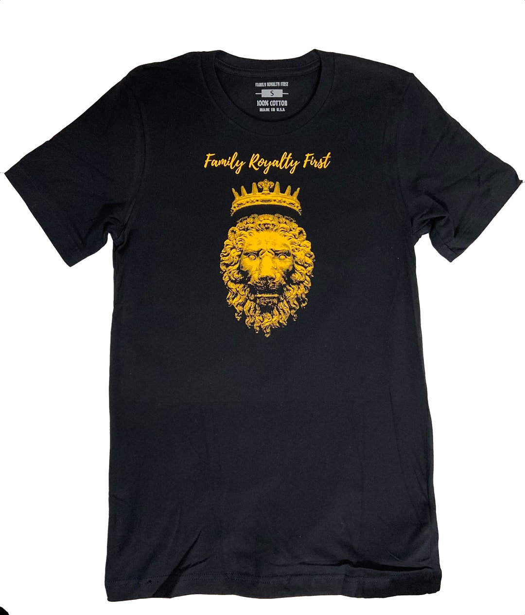 Black and Yellow Family Royalty First T-shirt - Etsy
