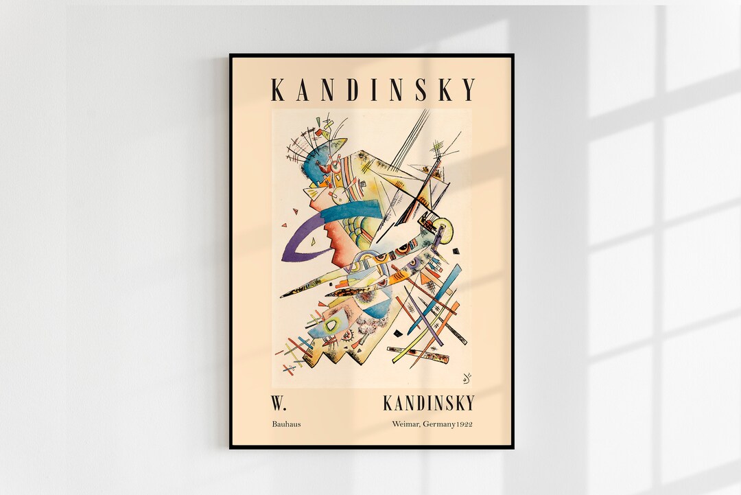 Wassily Kandinsky Artist Art Poster Vintage Art Vintage - Etsy