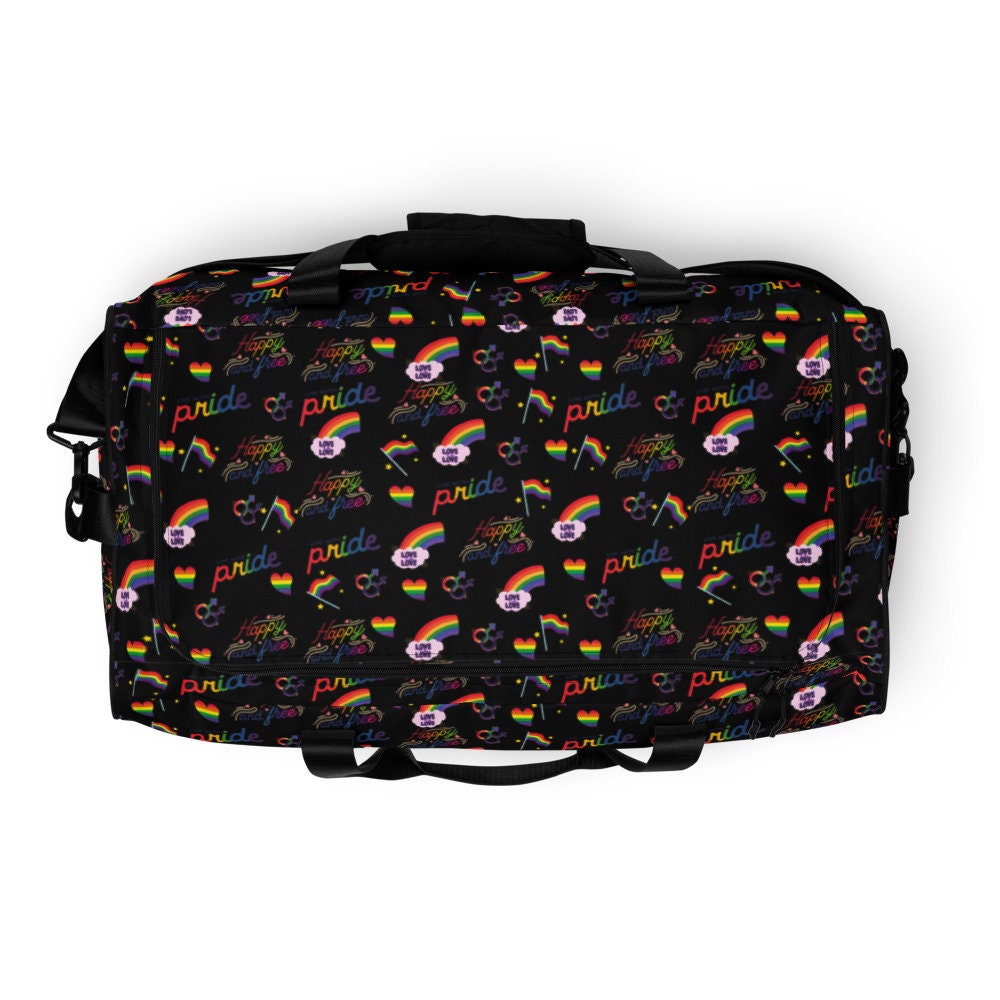 LGBTQ Pride Duffle bag Pride Gym bag Overnight bag Luggage | Etsy