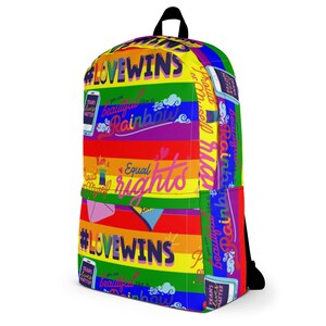 LGBTQ Pride Backpack Gorgeous High Quality Designer Pride - Etsy