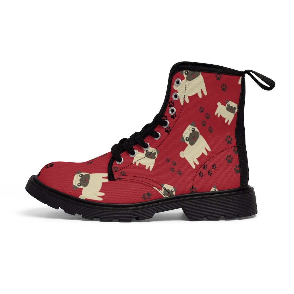 Pug Pups Botas de Mujer - Etsy México